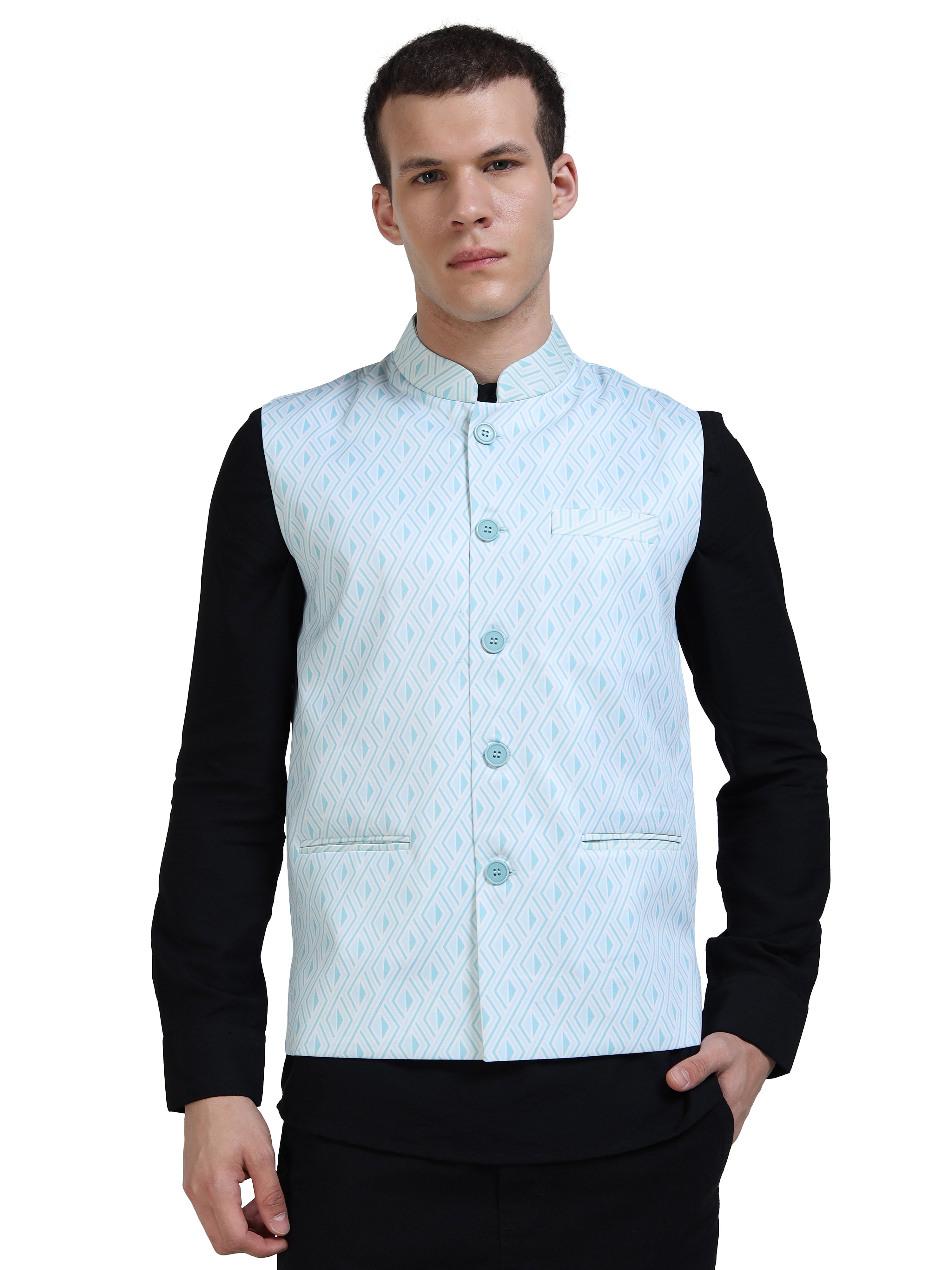 Buy Men’s Printed Modi Coat Online – Echo Diamond – Ecoline Clothing ...
