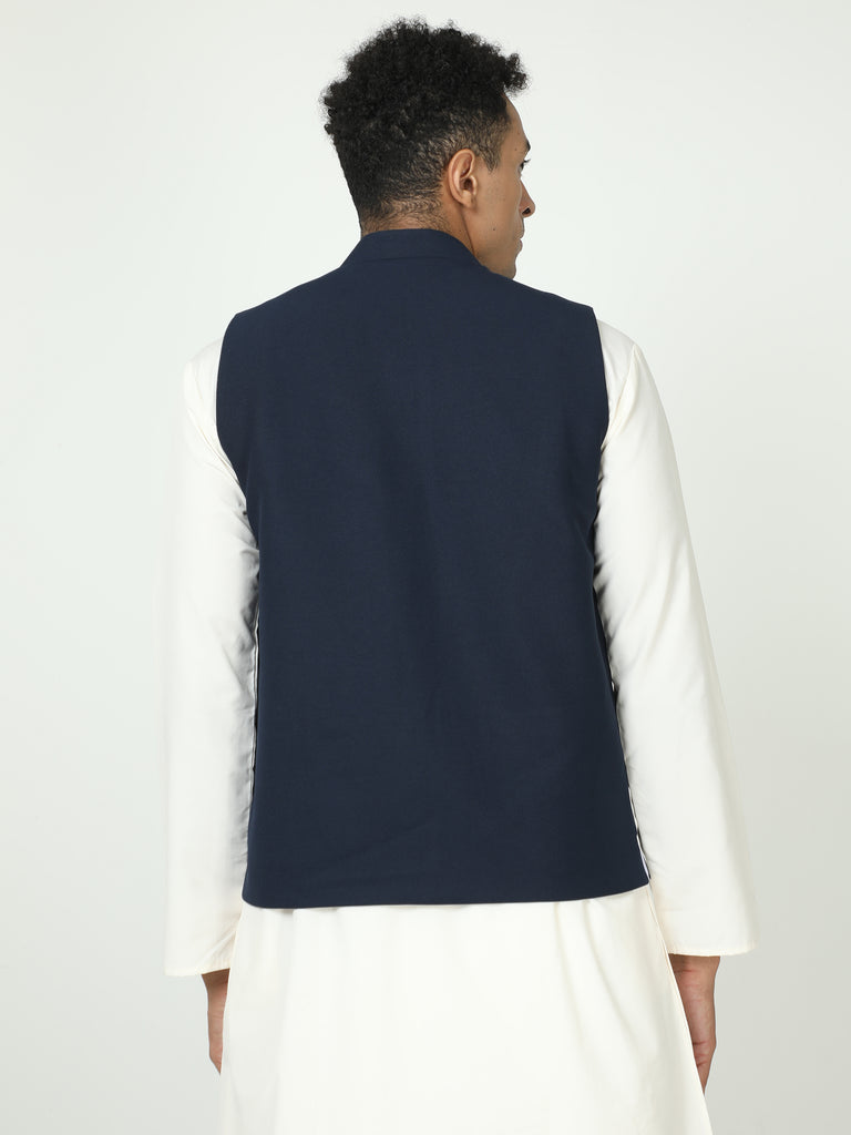 Navy - Modi Jacket - Ecoline Clothing : Let's turn sustainable