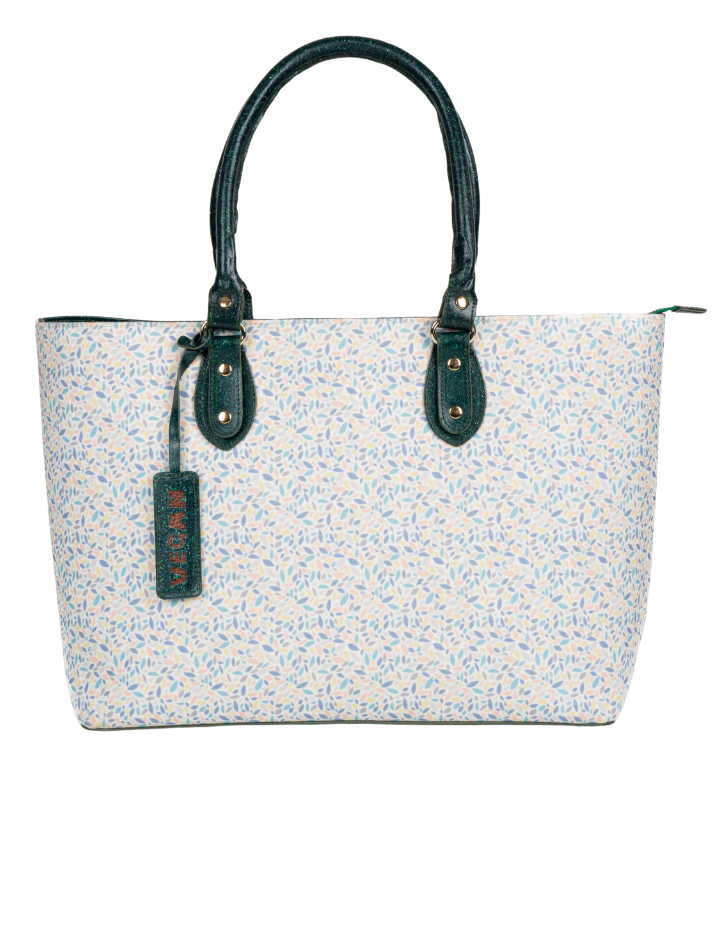 rPET with Vegan Leather based Statement Floral Office Totes - Luxe Edi ...