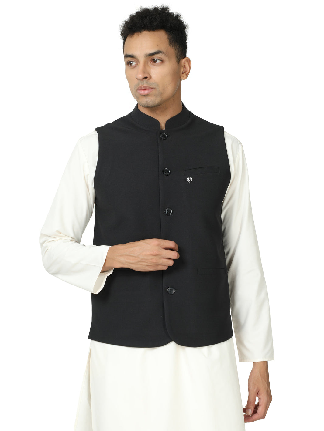 Buy Men’s Solid Modi Coat in Online – Black – Ecoline Clothing : India ...
