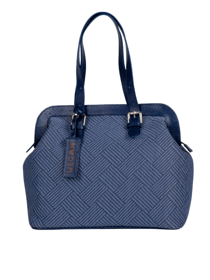 rPET with Vegan Leather based Duffle Tote Handbag - Luxe Edition ...